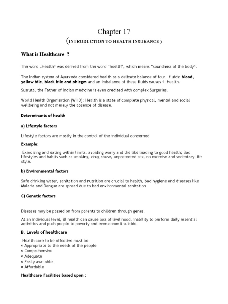 What Is Healthcare ?: Introduction To Health Insurance) | Download Free ...