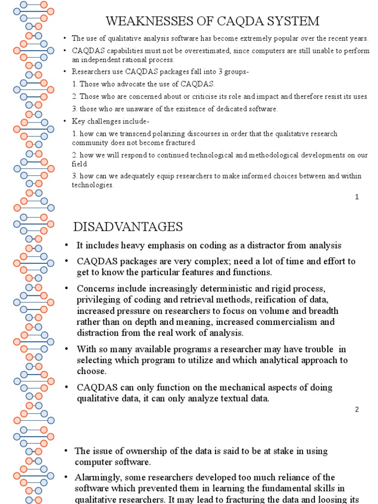 Potential Pitfalls of Computer-Assisted Qualitative Data Analysis ...