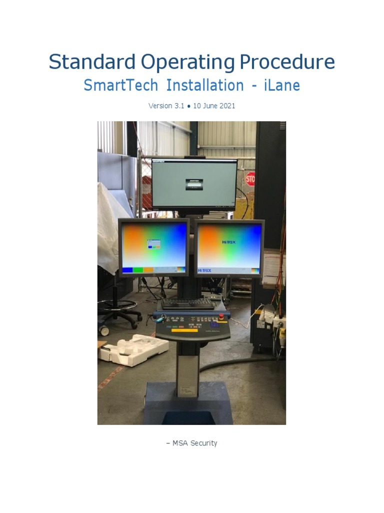 iLane SmartTech Installation SOP | PDF | Electrical Connector | Usb