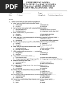 Latihan Soal Sumatif Agama Kristen Kelas 1 SD Semester Ganjil Kurikulum Merdeka | PDF