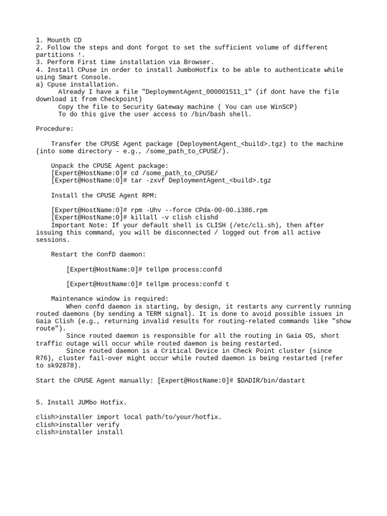 Installing CheckPoint | PDF | Business