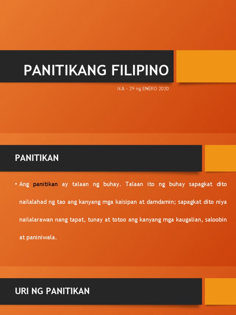Panitikang Filipino | PDF