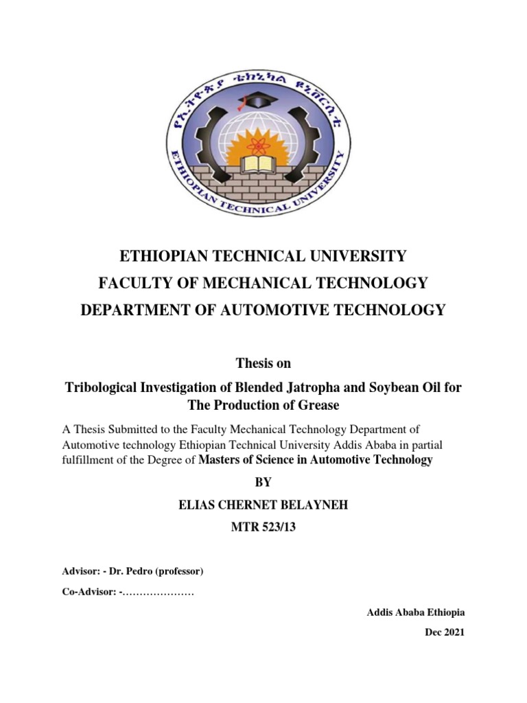 AUT 612 Ass #-1 Name Elias Chernet | PDF | Lubricant | Petroleum