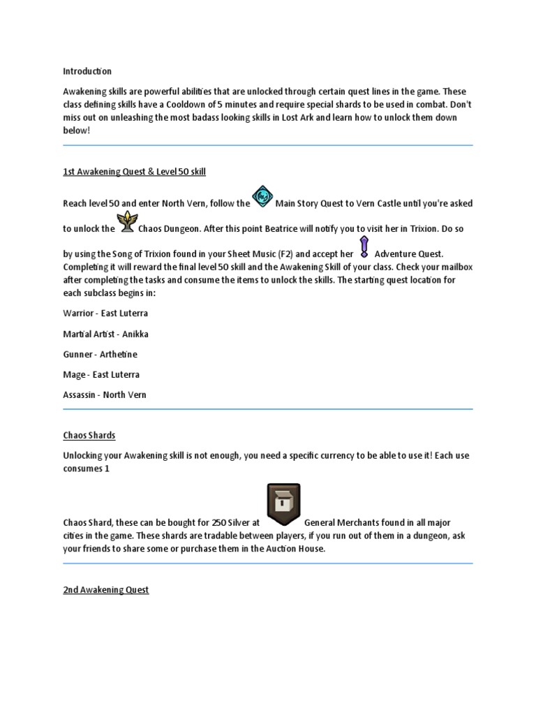 Awakening Guide | PDF