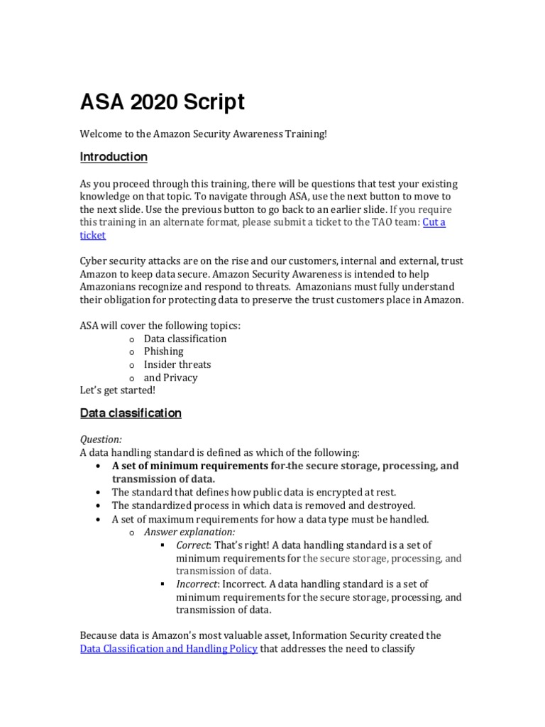 Script For ASA 2020 | PDF | Phishing | Information Security