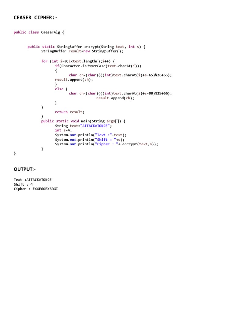 All Cns Code | PDF | Encryption | Cipher