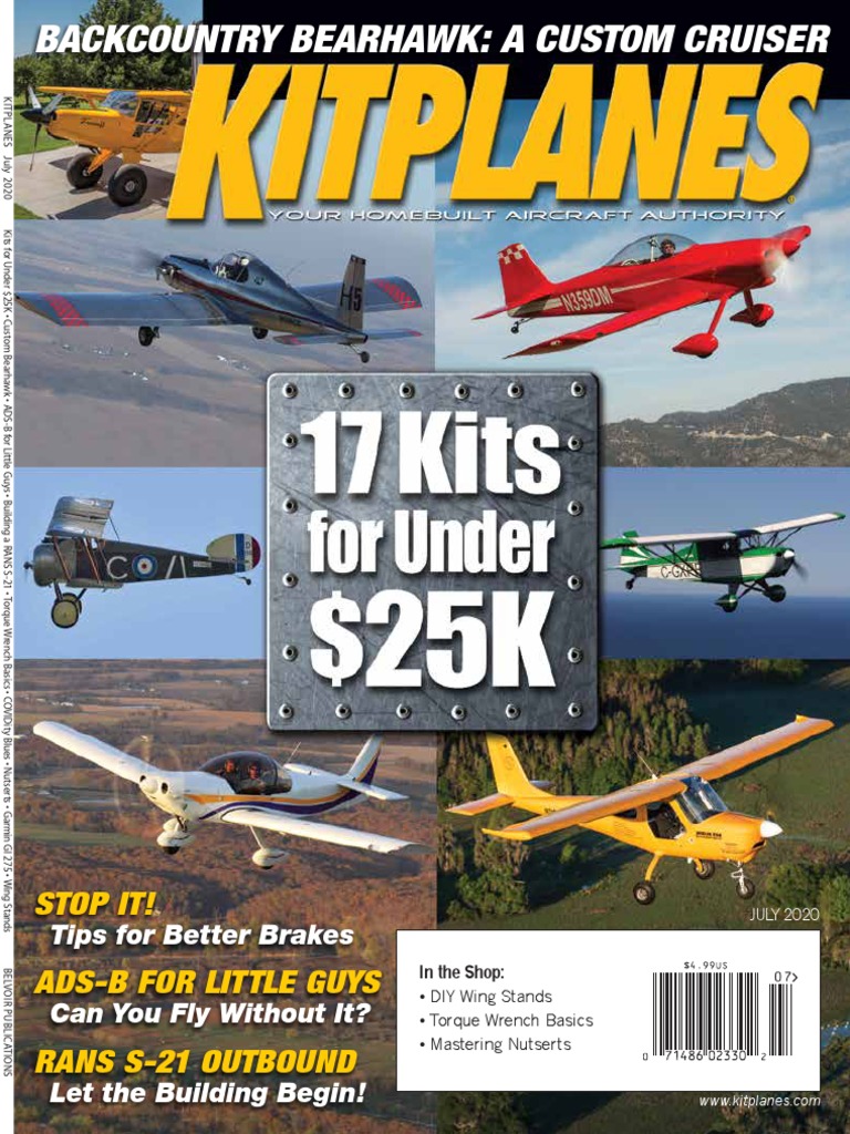Kitplanes 2020 07 | PDF | Homebuilt Aircraft | Aviation
