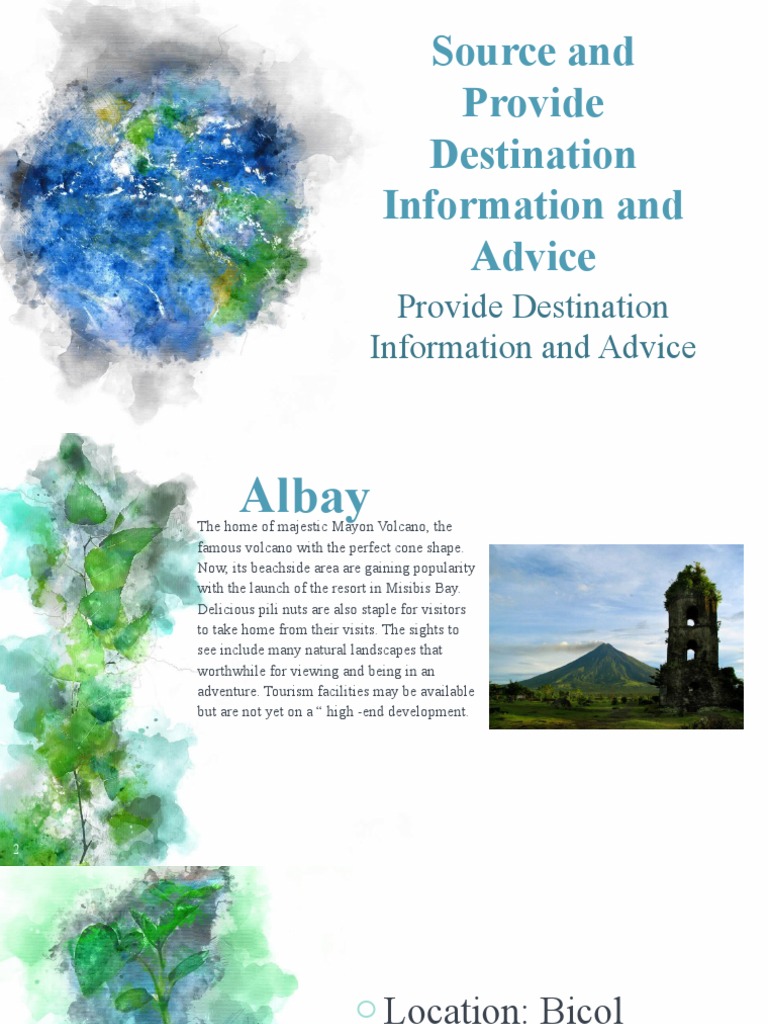 Provide Destination Information and Advice | Download Free PDF ...