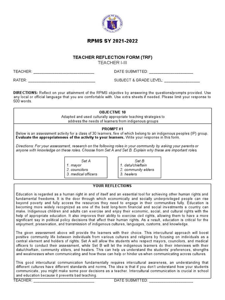 TRF Movs For Objective 10 | PDF | Constructivism (Philosophy Of Education) | Cognitive Science