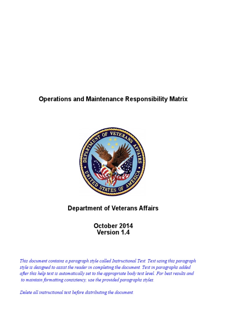 operations_and_maintenance_responsibility_matrix_template | PDF ...