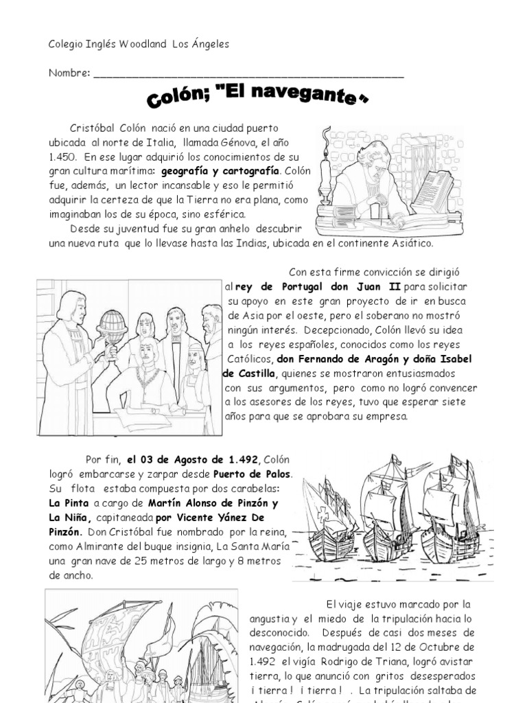 Descubrimiento de América | PDF | Cristobal colon | Exploración