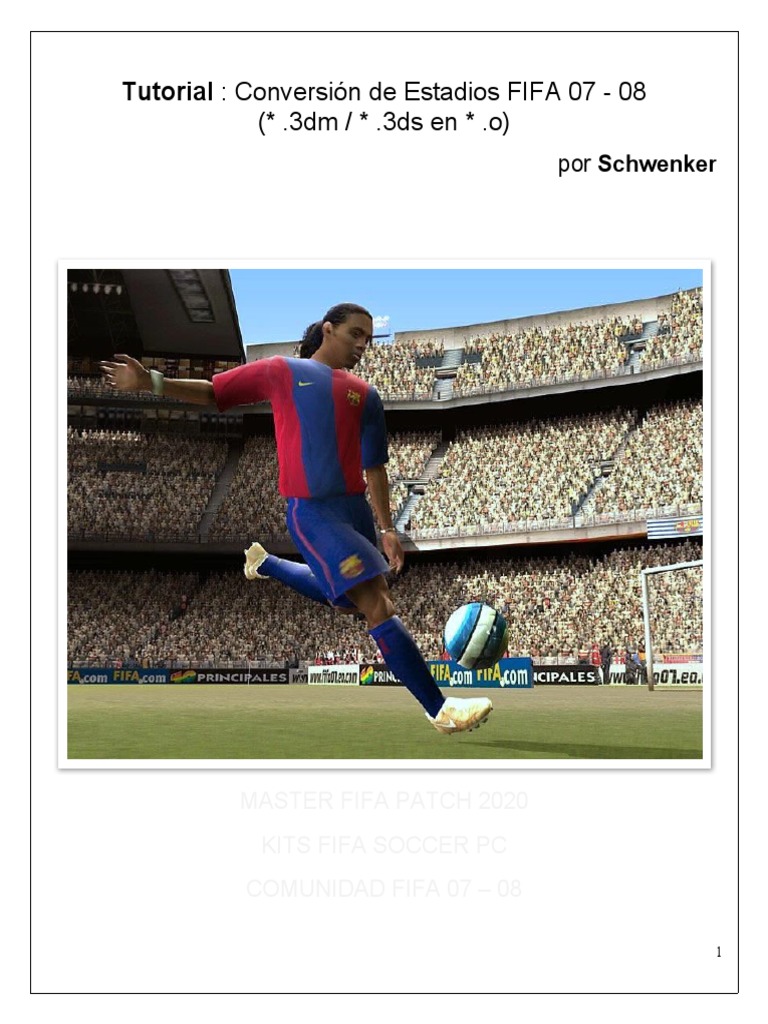 Tutorial Conversion de Estadios en Español FIFA 07 - 08 | PDF | Archivo ...