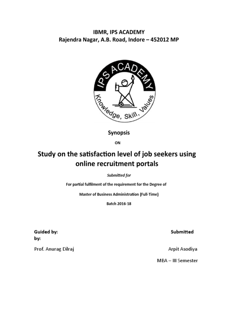 Online Recruitment System MRP Project | PDF | Recruitment | Internet