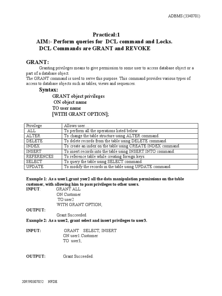 ADBMS Manual | PDF | Control Flow | Pl/Sql ADBMS Manual | PDF | Control Flow | Pl/Sql