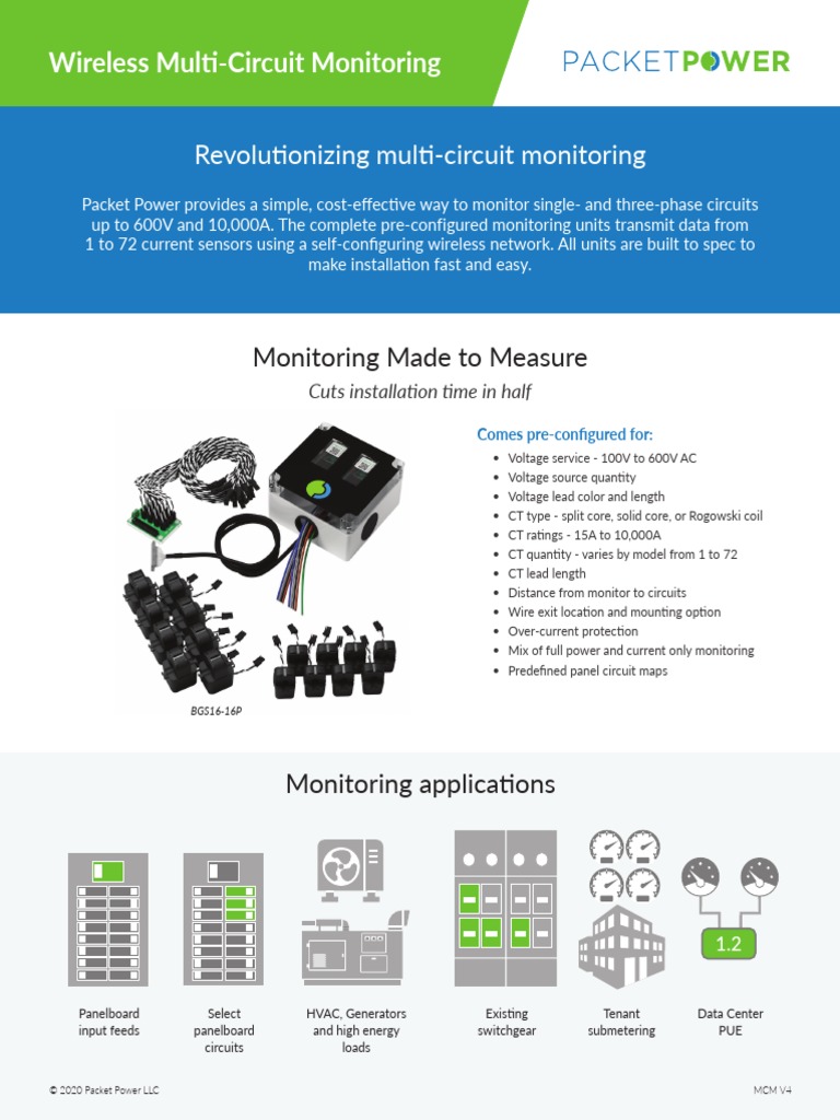Packet Power Multi-Circuit Monitoring | PDF | Computer Network | Wi Fi