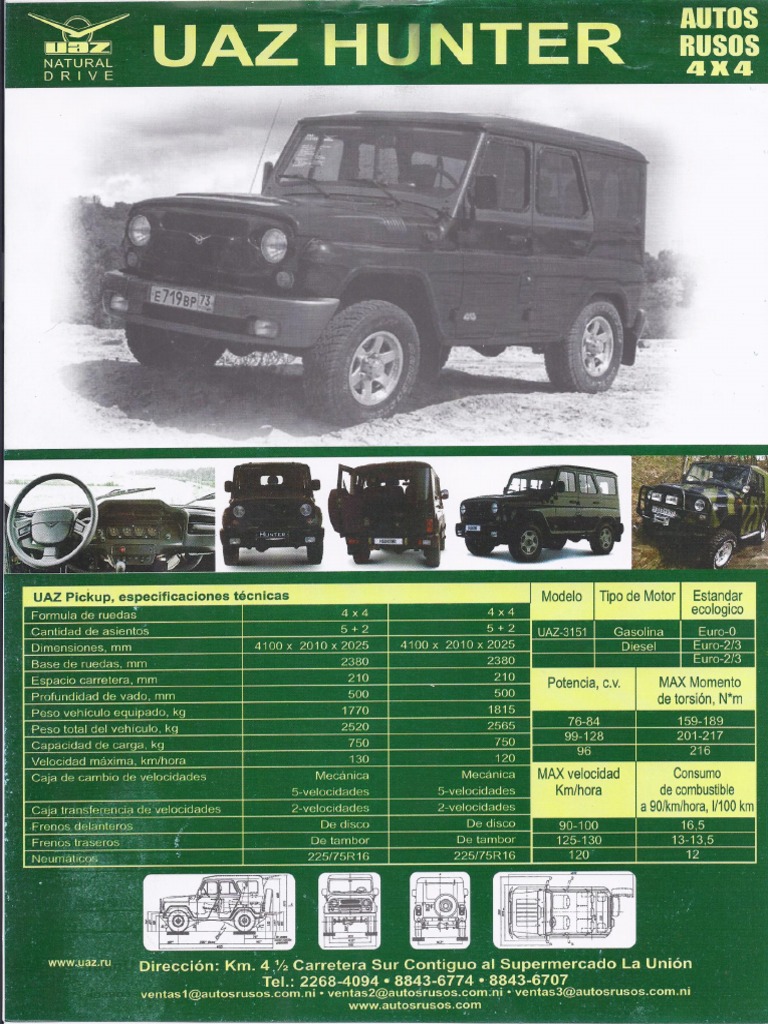 Ficha Tecnica Hunter | PDF