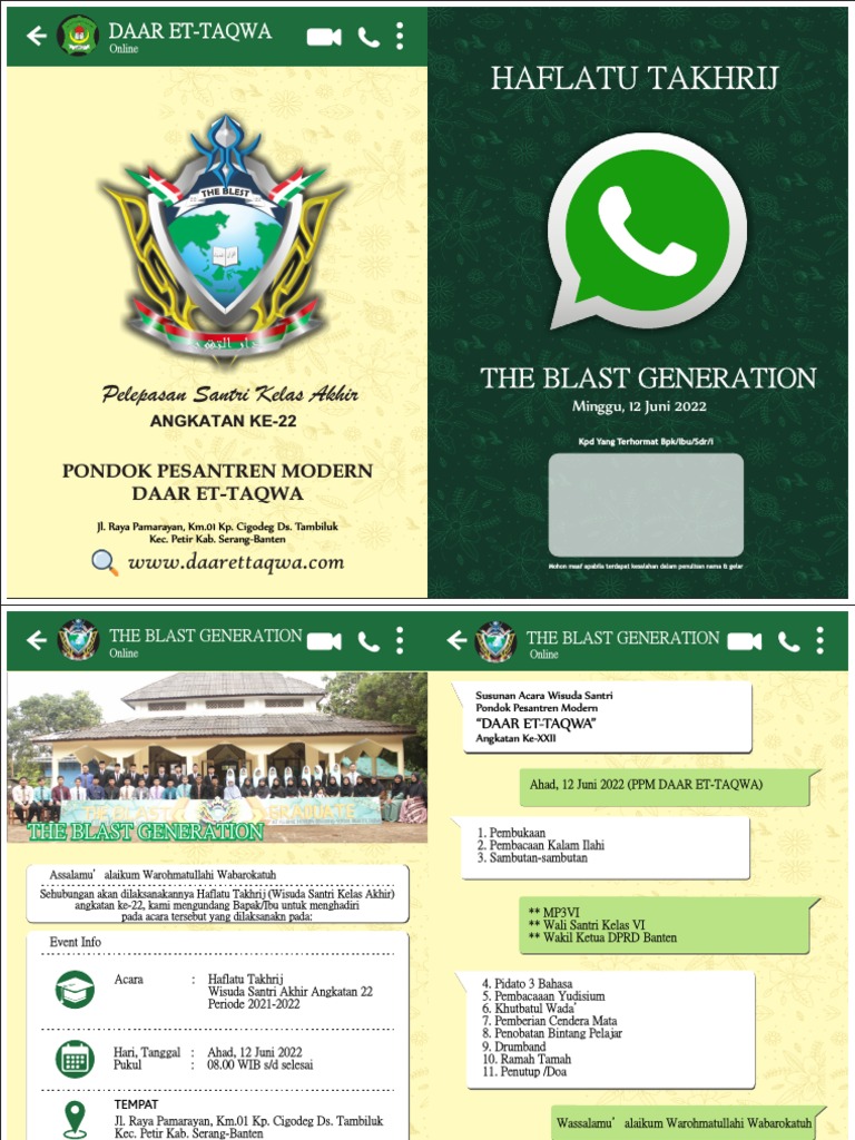Undangan Haflah 2022 | PDF