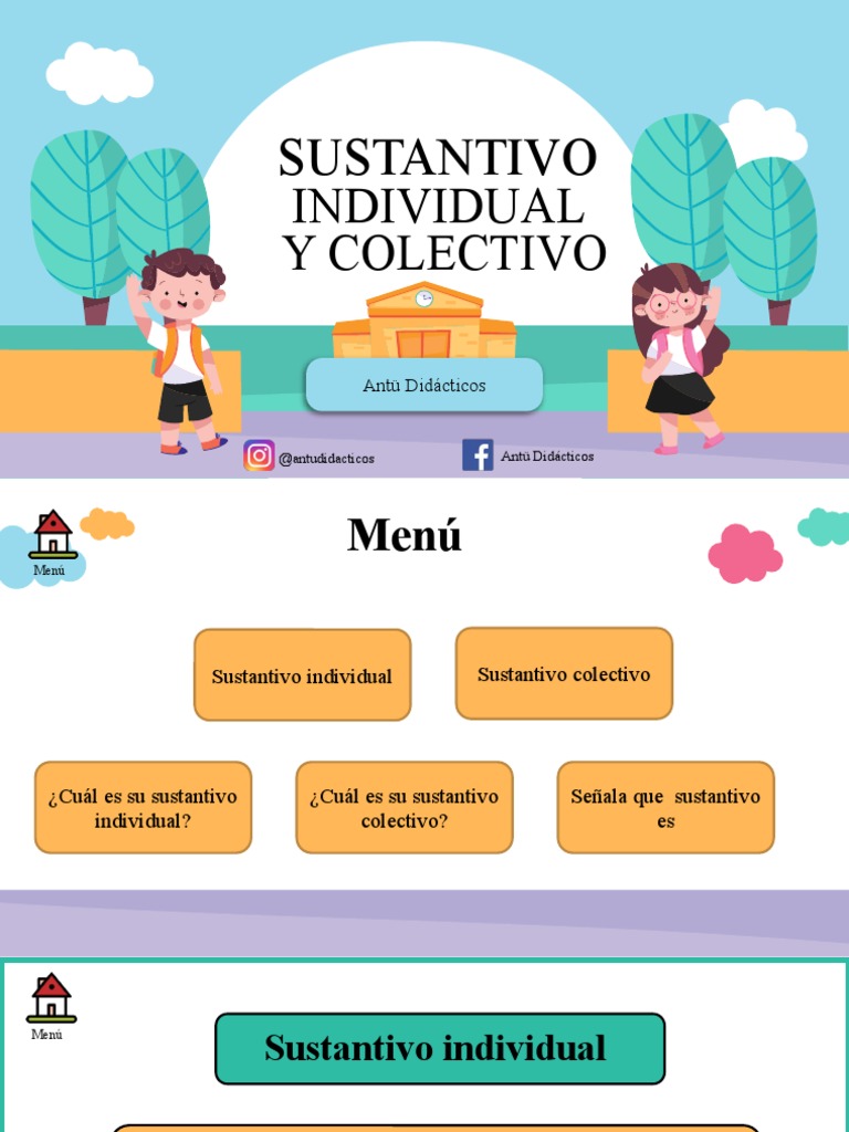 Sustantivos Individuales y Colectivos | PDF | Sustantivo