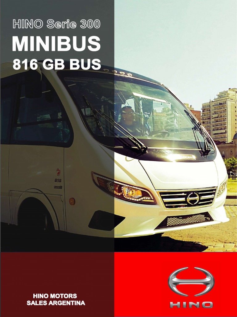 Ficha Tecnica HINO BUS | PDF | Estilos de carrocería | Transporte