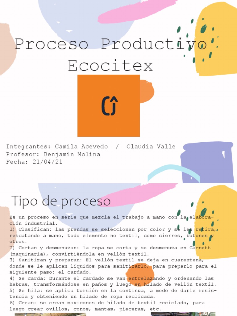 Ecocitex | PDF | Ropa | Textiles