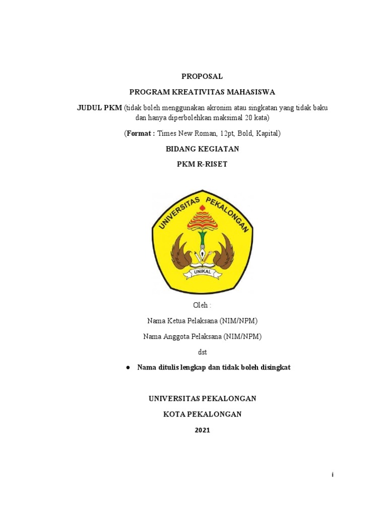 Template PKM-R | PDF