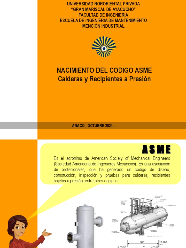 Tema 1 Codigo Asme | PDF | Ingeniería mecánica | Ingeniería