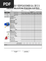 Check-List-plataforma de Elevacion | PDF