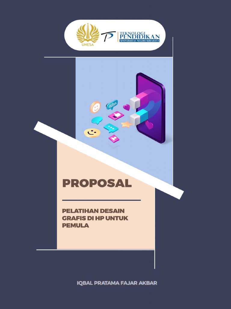 Proposal Pelatihan Desain Grafis Di HP Untuk Pemula | PDF