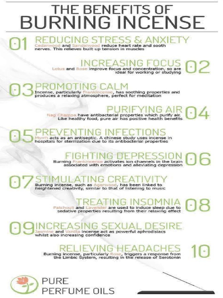 Benefits of Burning Incense | PDF
