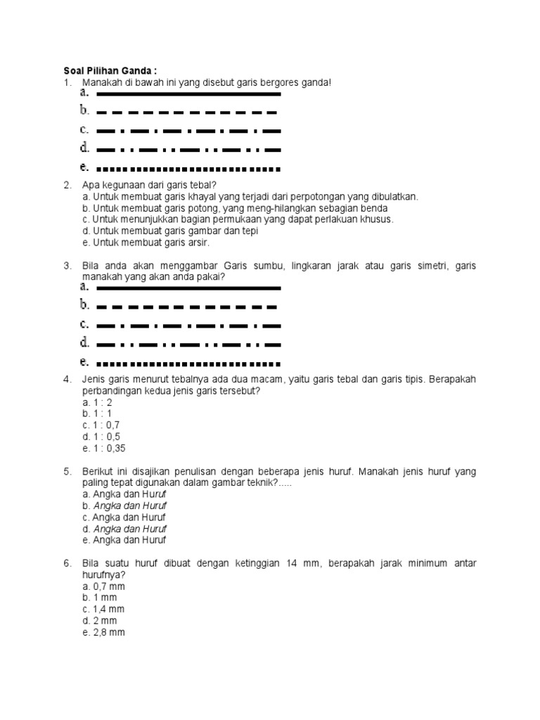 Soal Kls X TBSM Belajar Pilihan Ganda | PDF