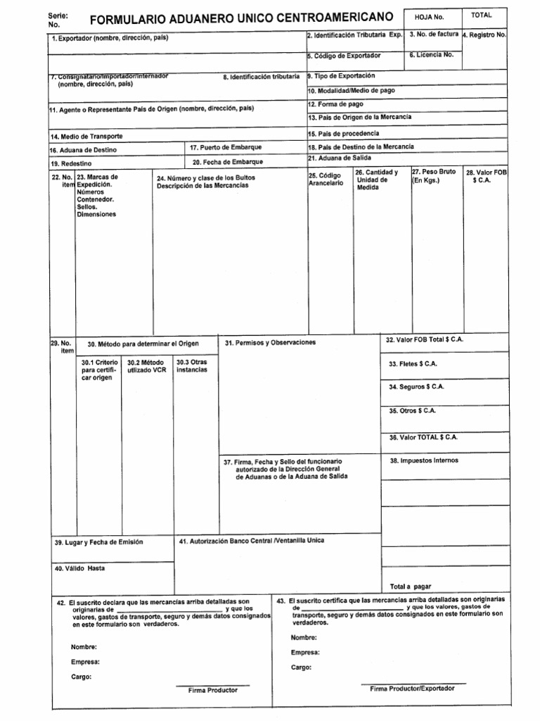 FAUCA | PDF | aduana | Comercio