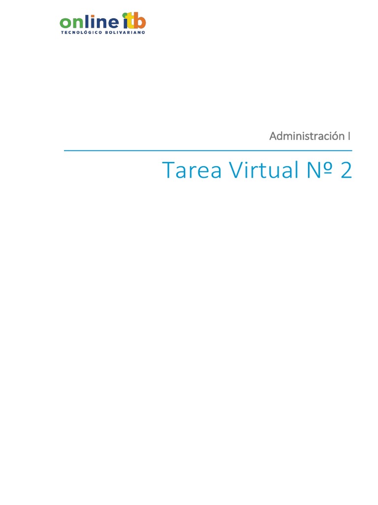 Tarea Virtual 2 - AD1 | PDF