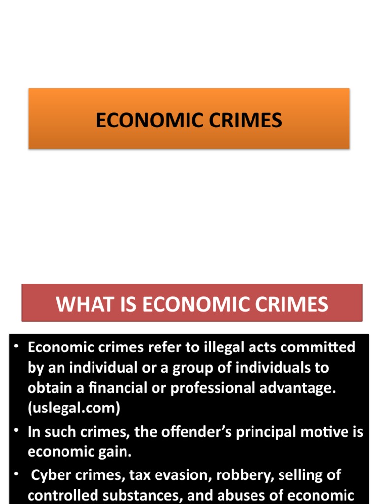 Understanding Economic Crimes | PDF | Fraud | Misconduct
