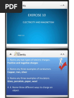 Electrostatics Worksheet Lesson 1 | PDF