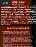 Types of Victims PDF | PDF | Victimology | Crime & Violence