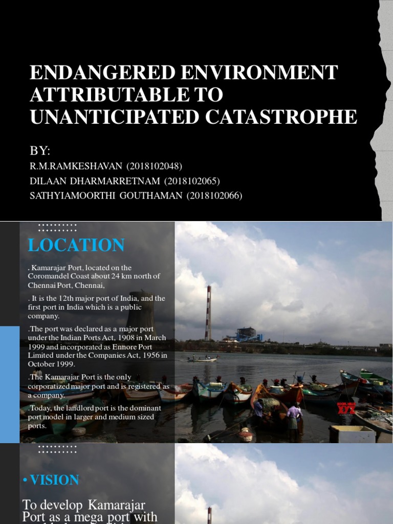 Kamarajar Port and Ennore Oil Spill | PDF | Earth Sciences | Nature