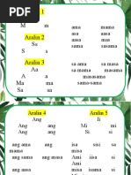 Pagsasanay Sa Pagbasa NG Pangungusap (Level 1) | PDF