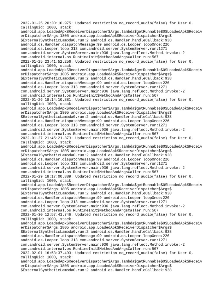 Perm Debug Info | PDF | Android (Operating System) | Personal Computing
