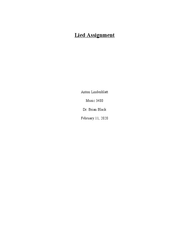 Lieder Writeup | PDF