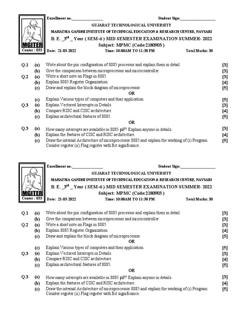 MPMC - Mid Paper 2022 | PDF | Teaching Methods & Materials