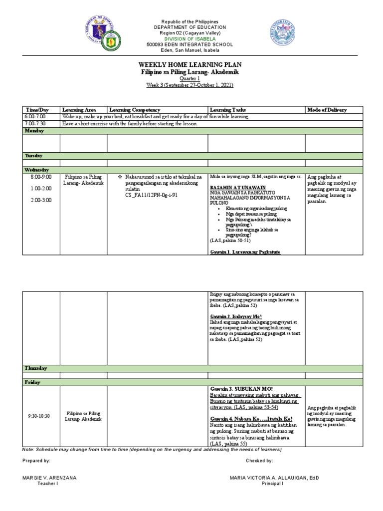 Week 3, Q1 Fil12 | PDF