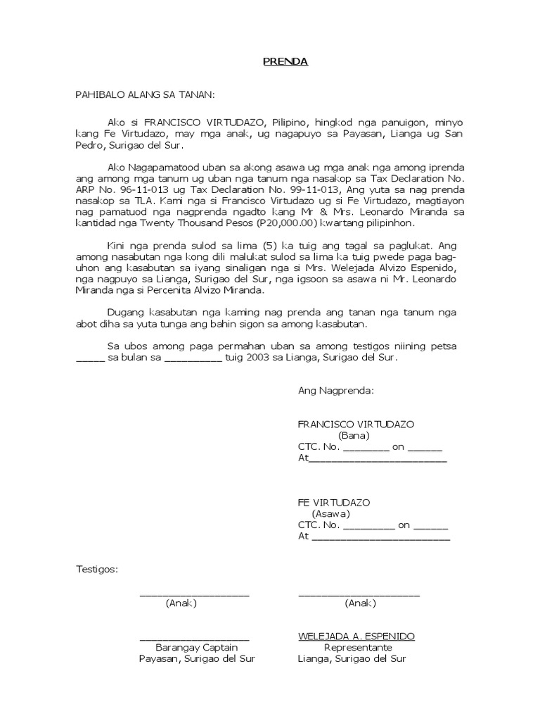 Prenda (Vertudazo) | PDF