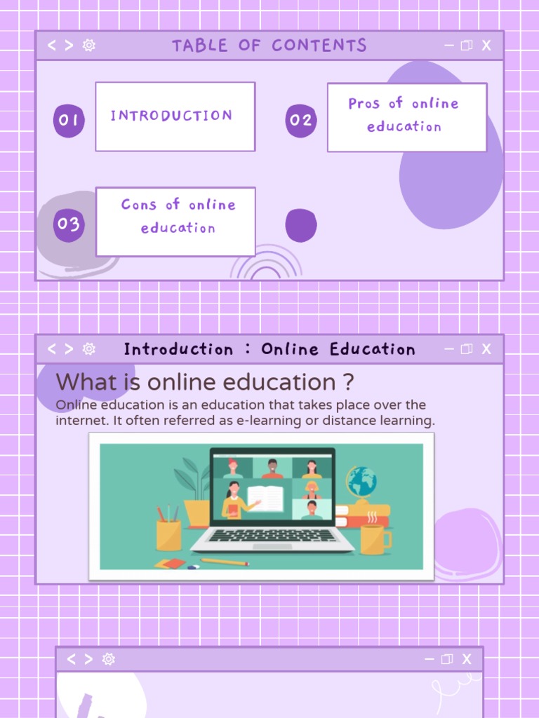 Pros and Cons of Online Education | PDF