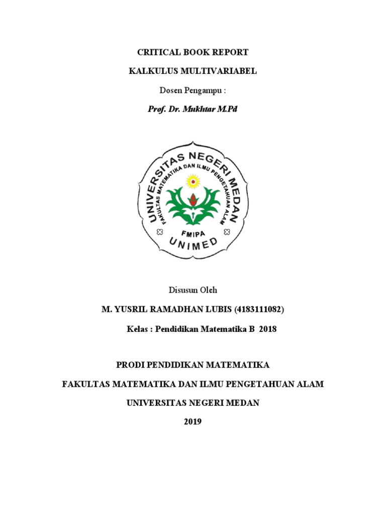 CBR Kalkulus Multivariabel | PDF