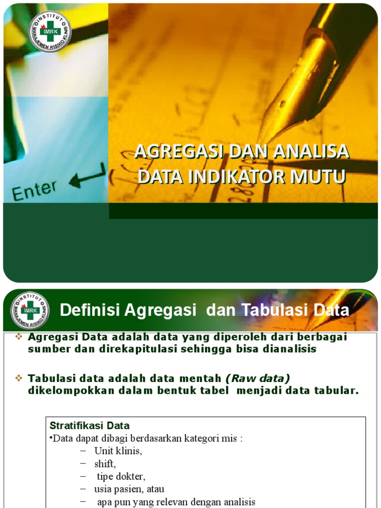 Analisis Agregasi Data Kesehatan | PDF