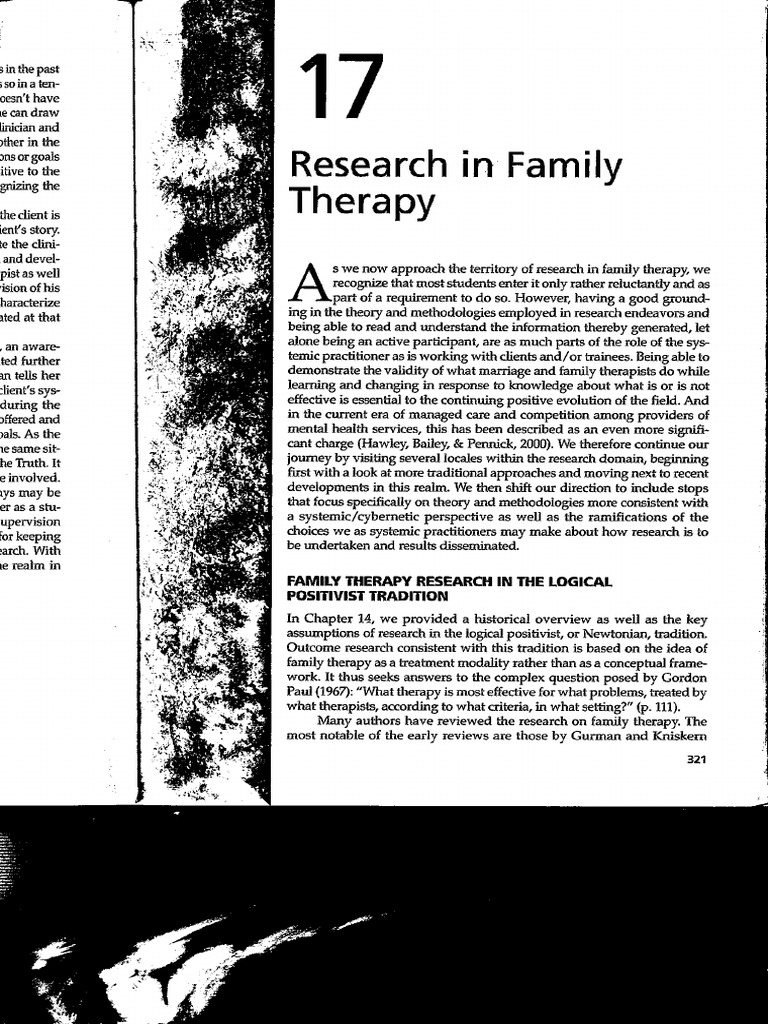 Becvar and Becvar - Family Therapy - A Systemic Integration | PDF