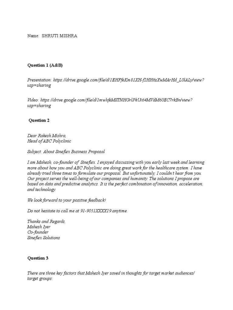 Sineflex Answer Template | PDF