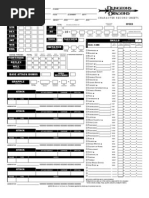 Palladium Fantasy Character Sheet | PDF | Leisure Activities | Role ...