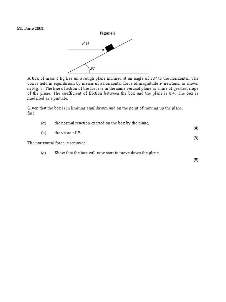 Inclined Planes | PDF | Force | Friction