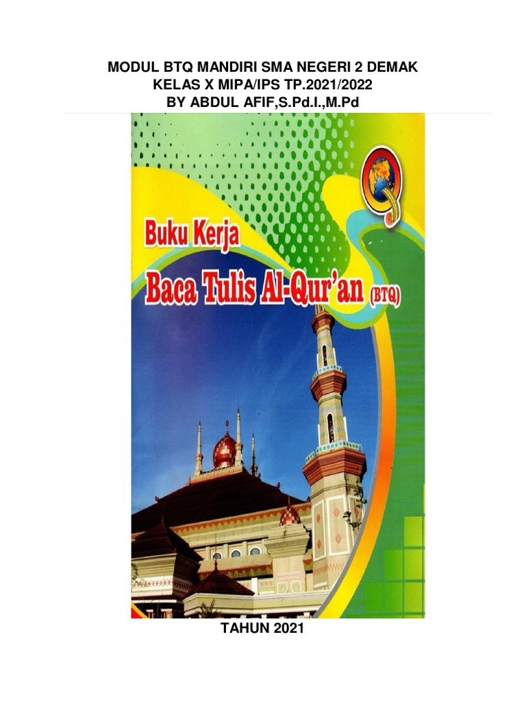 Modul BTQ Kelas 10: Al-Buruj Ayat 1-9 | PDF | Filsafat | Kajian Bahasa ...